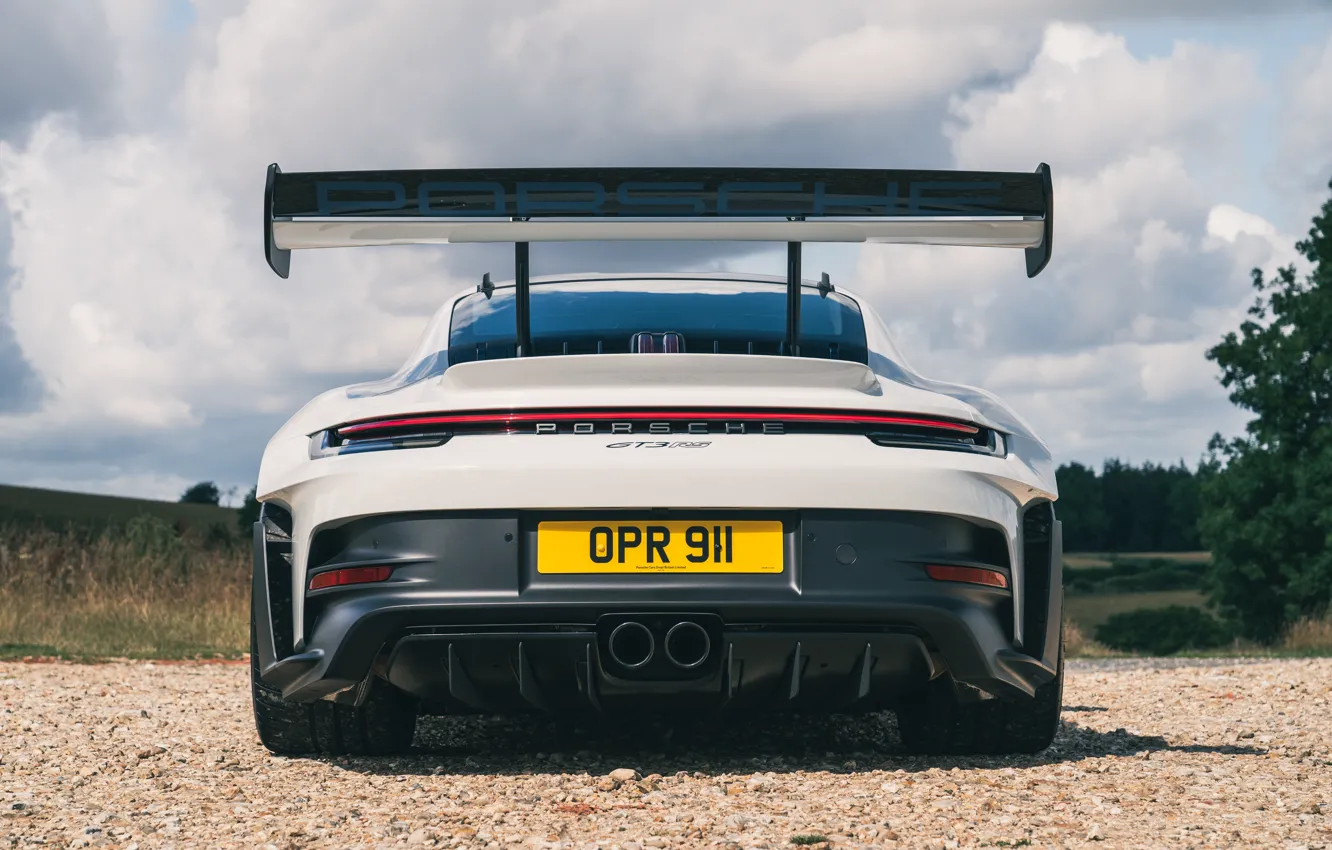 Wallpaper 911, Porsche, Weissach Package, Porsche 911 GT3 RS, rear wing ...