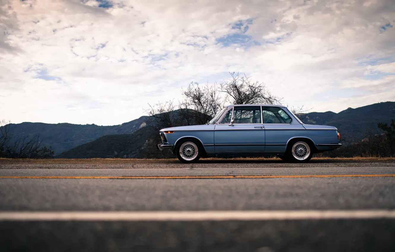 Wallpaper The sky, Auto, Retro, BMW, Machine, BMW, Car, Old, Side view ...