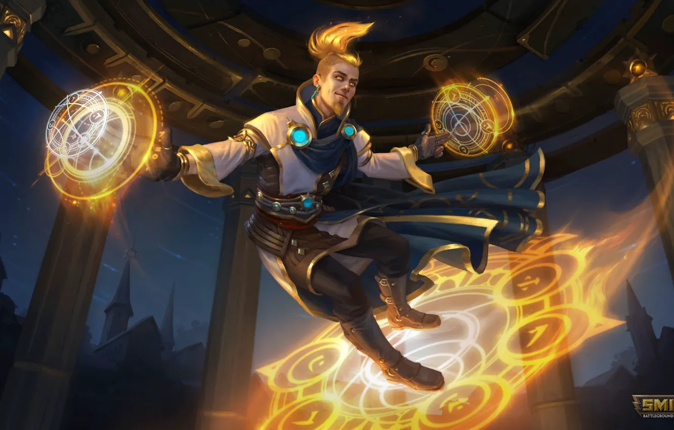 Wallpaper MAG, guy, Apollo, pentagram, Smite for mobile and desktop ...