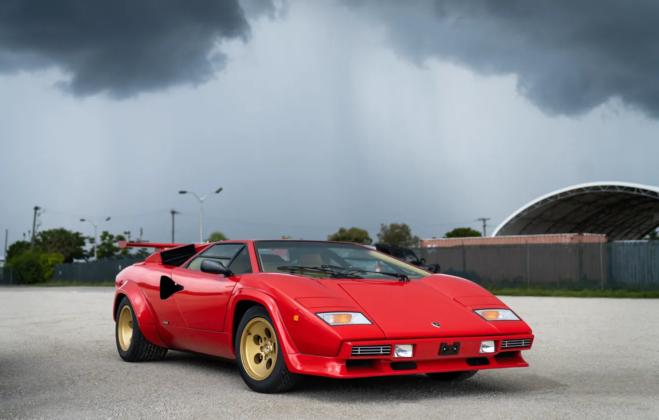 Wallpaper Lamborghini, red, supercar, Countach, Lamborghini Countach ...