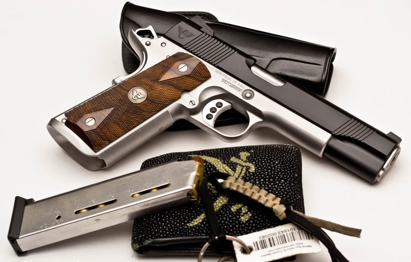 Wallpaper gun, holster, clip, 1911, Wilson, Combat images for desktop ...