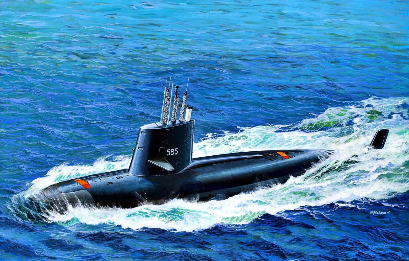Wallpaper USA, US NAVY, nuclear submarine torpedo, SSN-585, Skipjack class for mobile and ...
