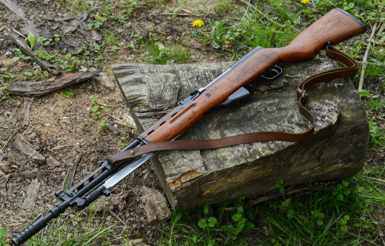 Wallpaper carabiner, self-loading, SKS, Self-loading carbine Simonov ...