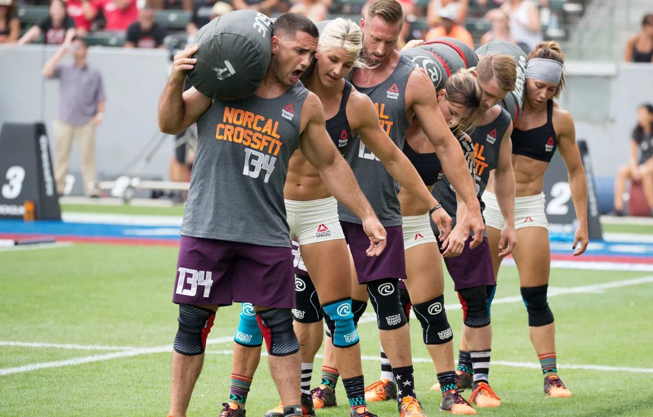Wallpaper men, women, crossfit, technique, teamwork, timing for mobile ...