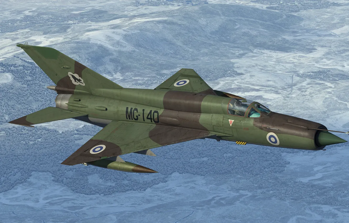 Wallpaper KB MiG, MiG-21bis, Frontline fighter, 'Black Lynx' for mobile ...