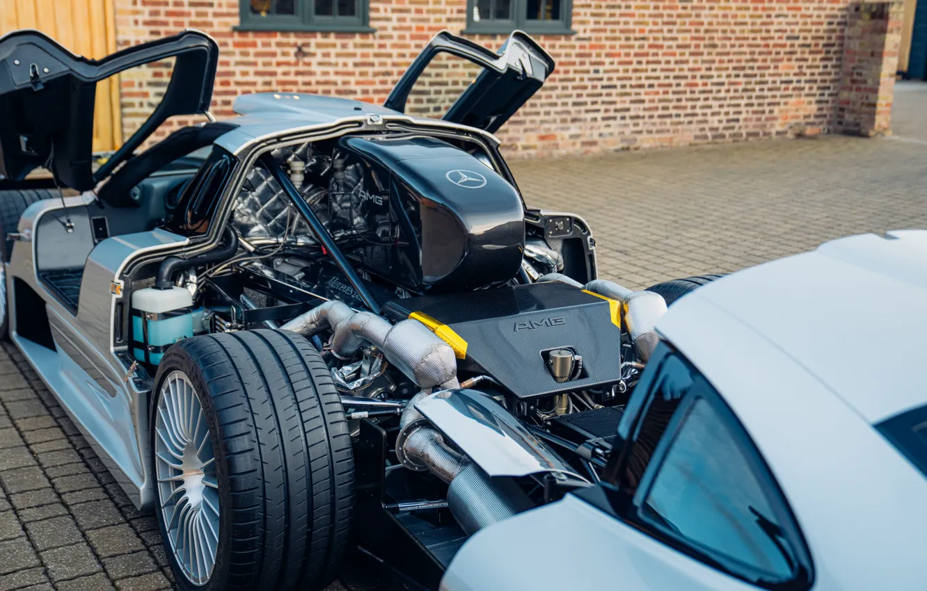 Wallpaper Mercedes-Benz, AMG, CLK, engine, Mercedes-Benz CLK GTR AMG ...