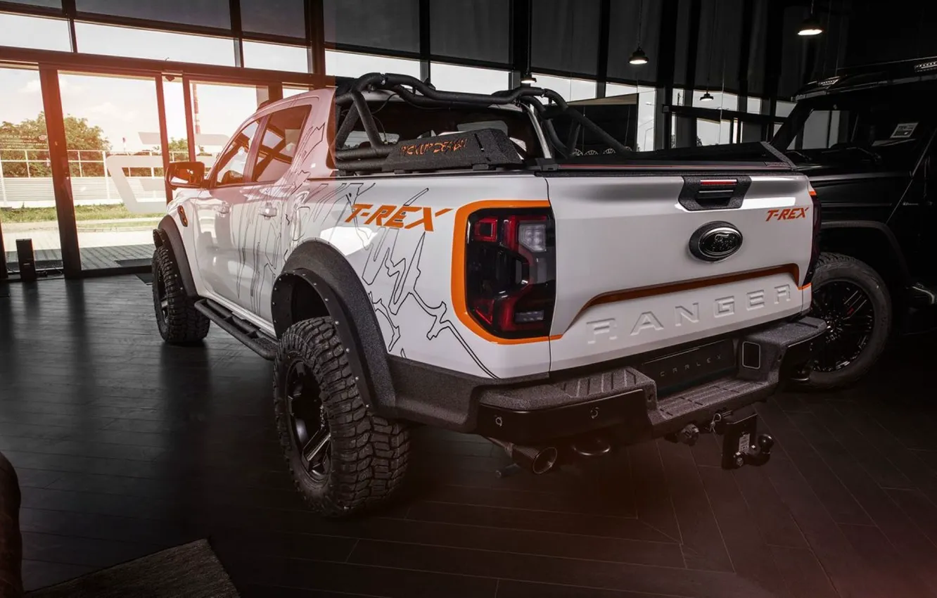 Wallpaper tuning, Ford, rear view, Raptor, pickup, T-Rex, Ford Ranger ...