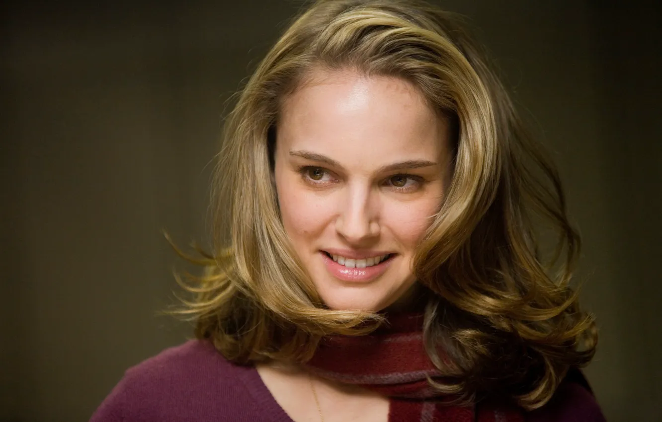 Wallpaper scarf, actress, Natalie Portman for mobile and desktop ...
