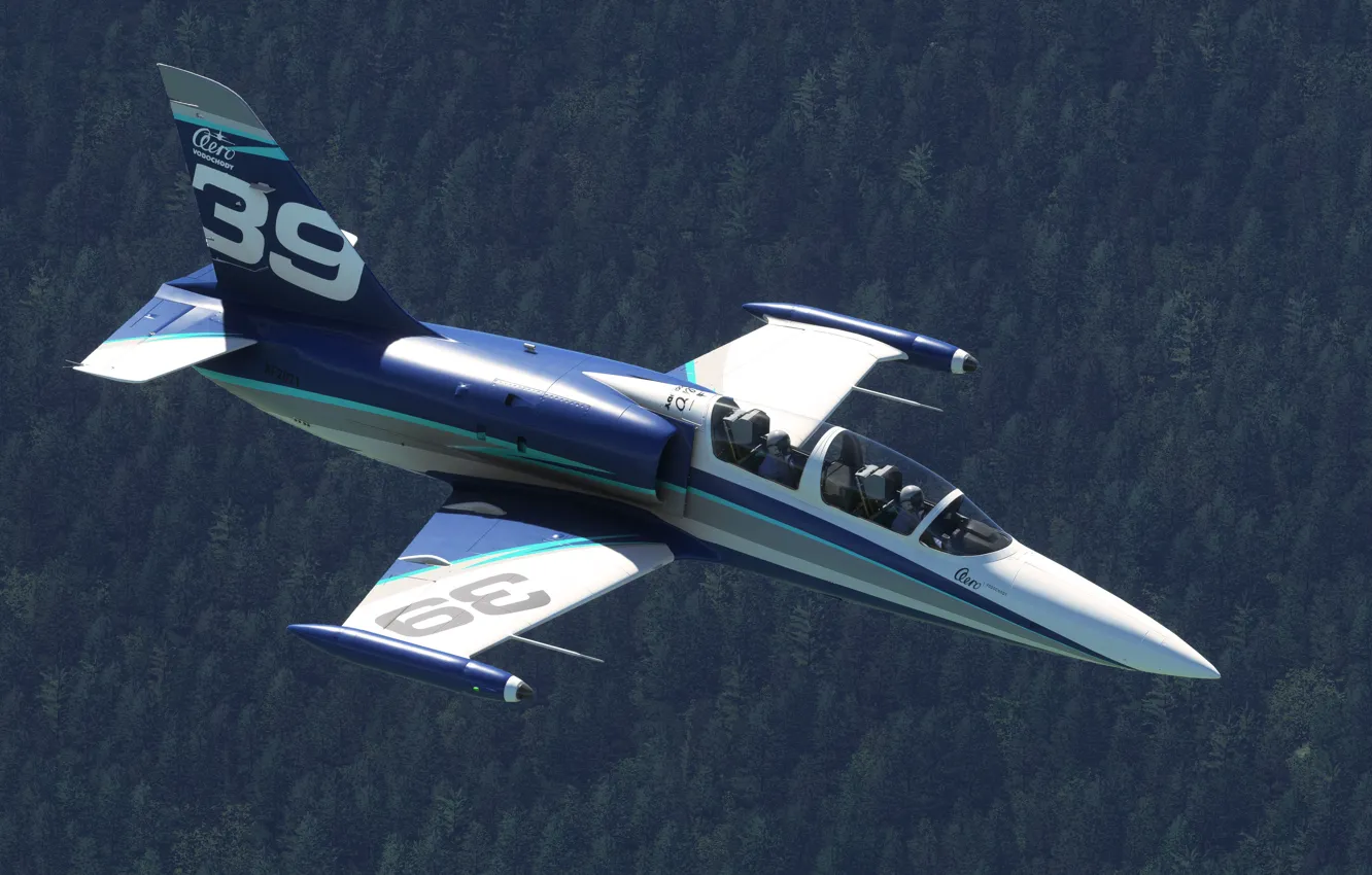 Wallpaper Czech Republic, L-39 Albatros, Training aircraft for mobile ...