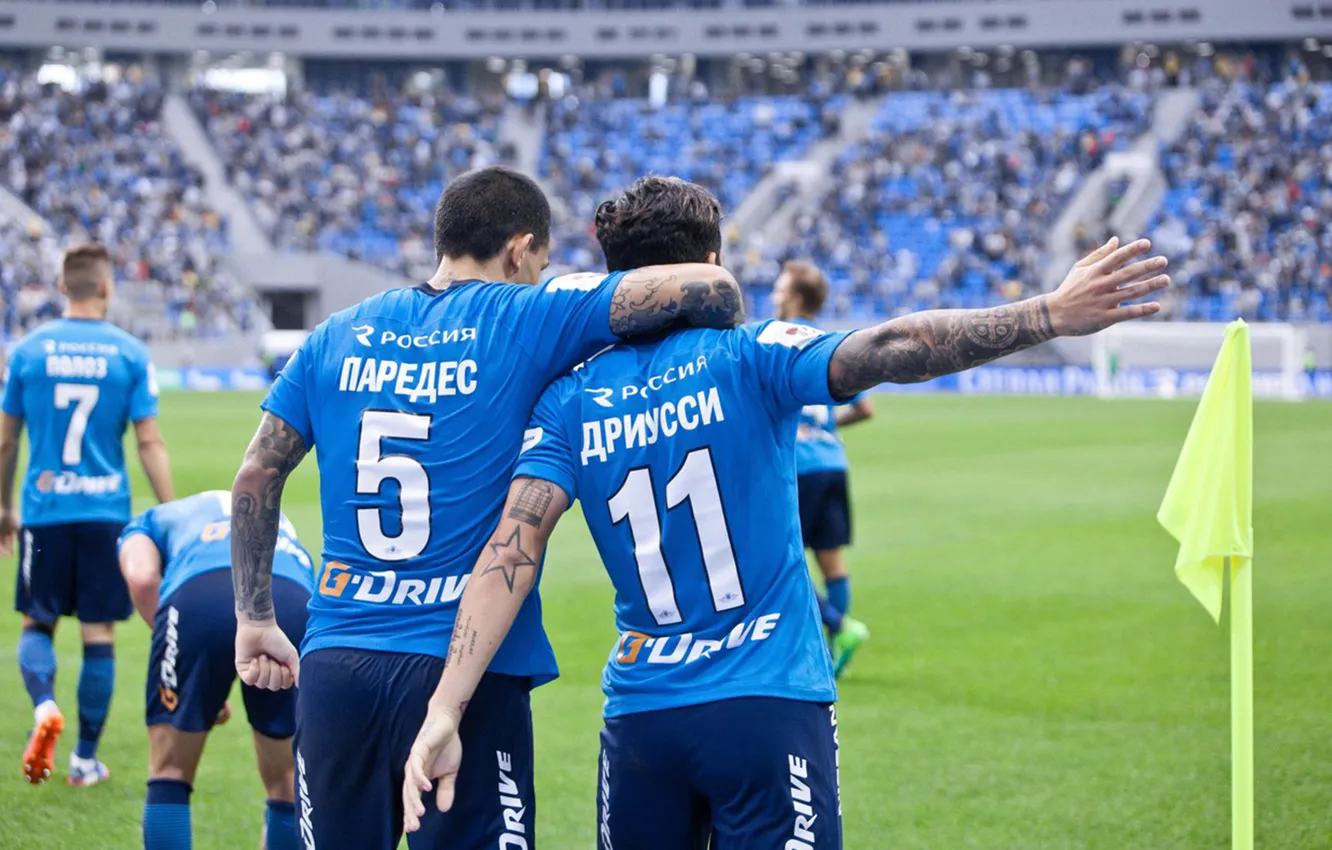 Wallpaper Zenit, Zenit, FC Zenit, Driussi, Paredes, Paredes, Driussi ...