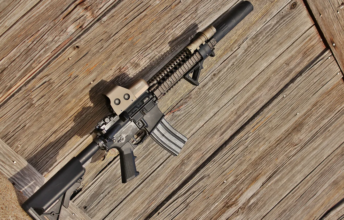 Wallpaper weapons, assault rifle, AR-15, BCM, assault rifle for mobile ...