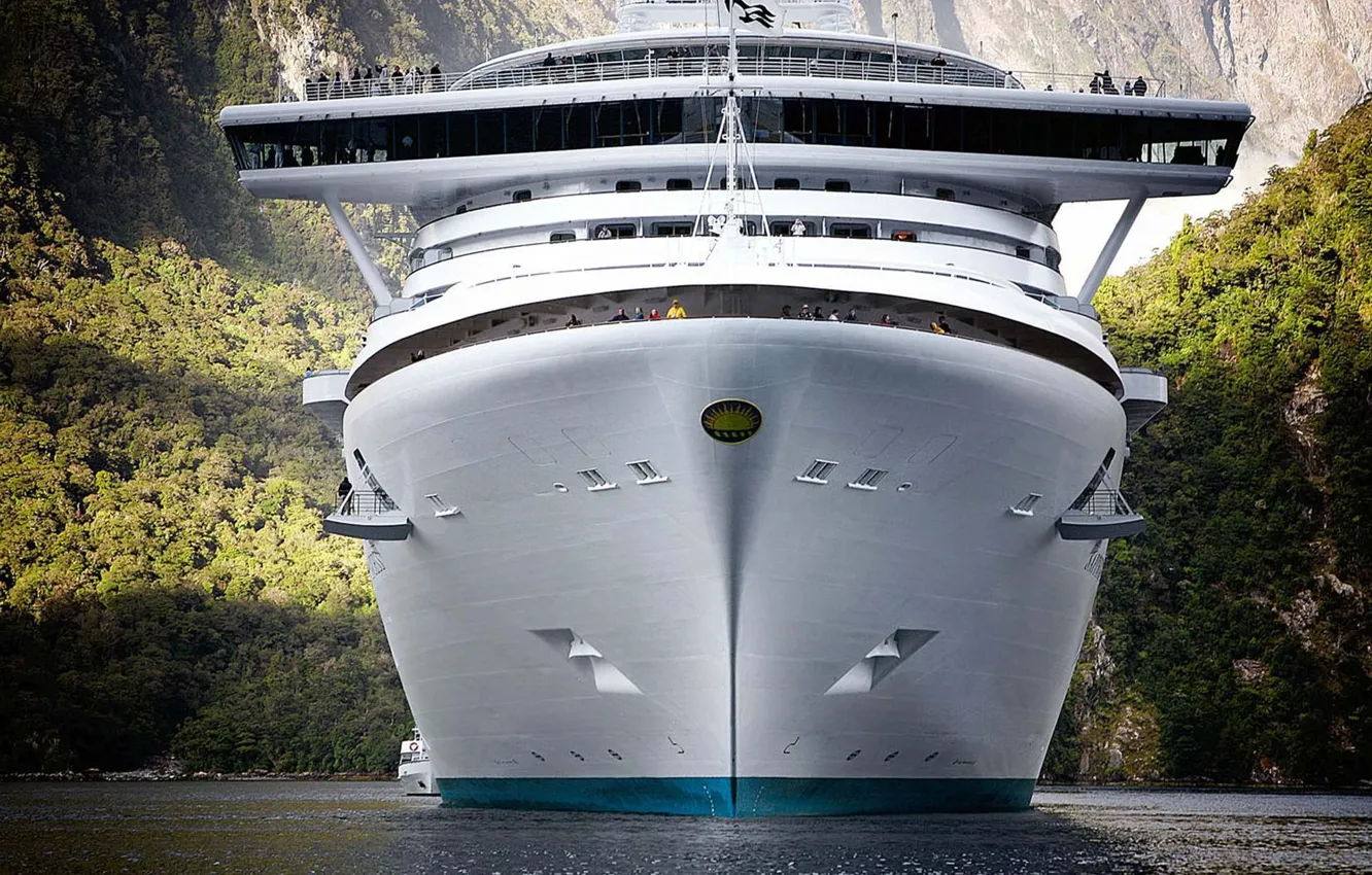 Wallpaper mountains, nature, ship, beautiful for mobile and desktop ...