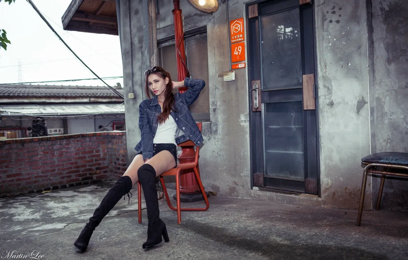 Wallpaper Boots Legs Asian Gesture Cutie Asian Cutie Asian Girls