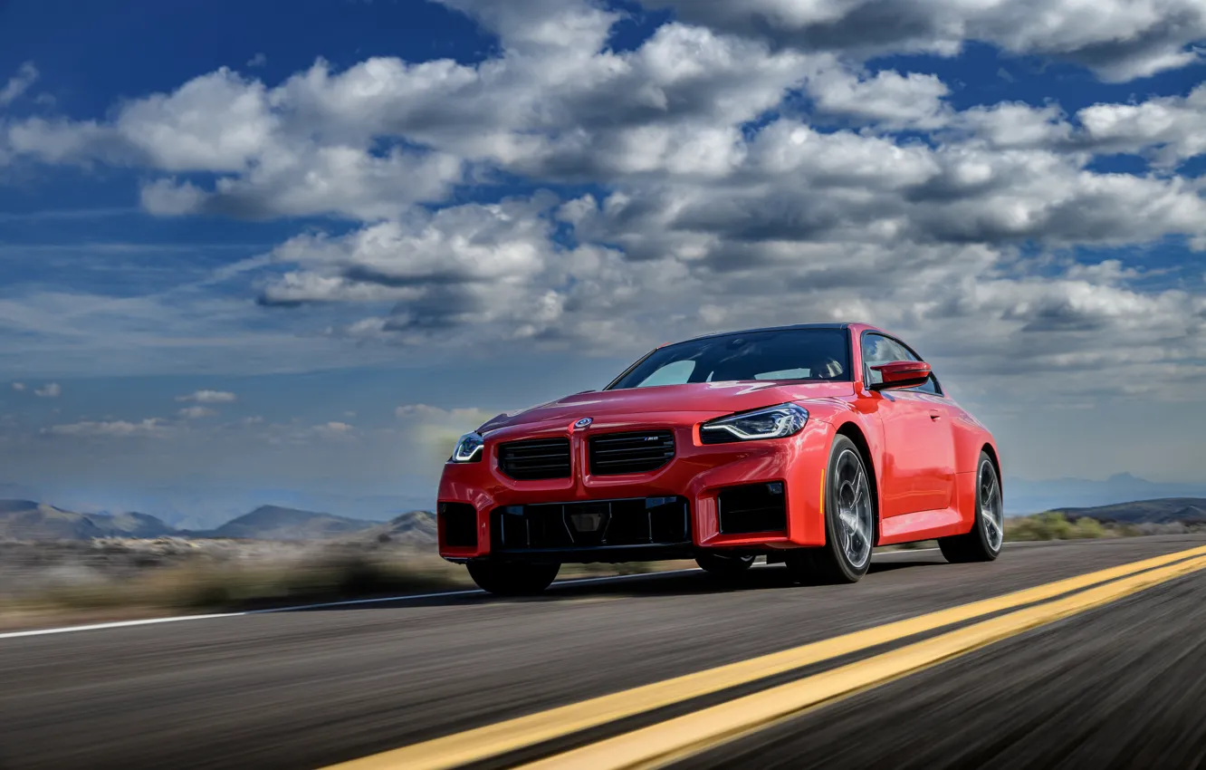 Wallpaper BMW, road, drive, M2, G87, 🤢, BMW M2 AT for mobile and ...