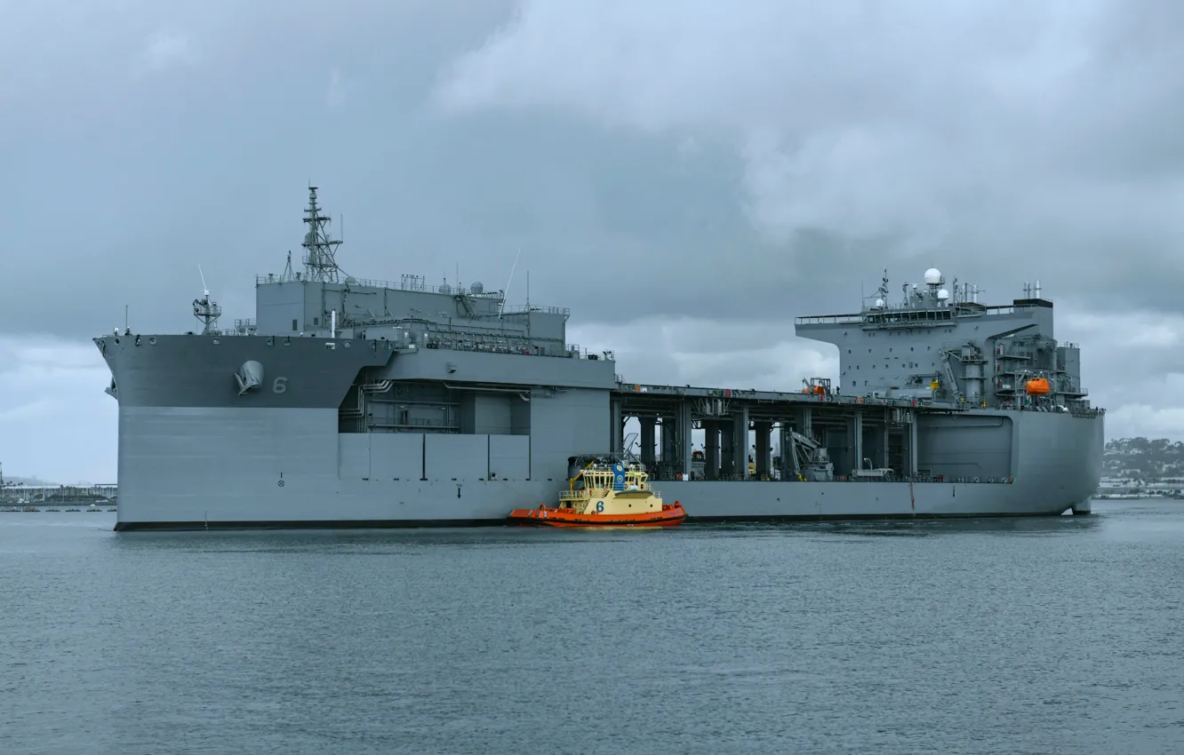 Wallpaper forwarding, naval base, USS John L. Canley, ESB-6 for mobile ...