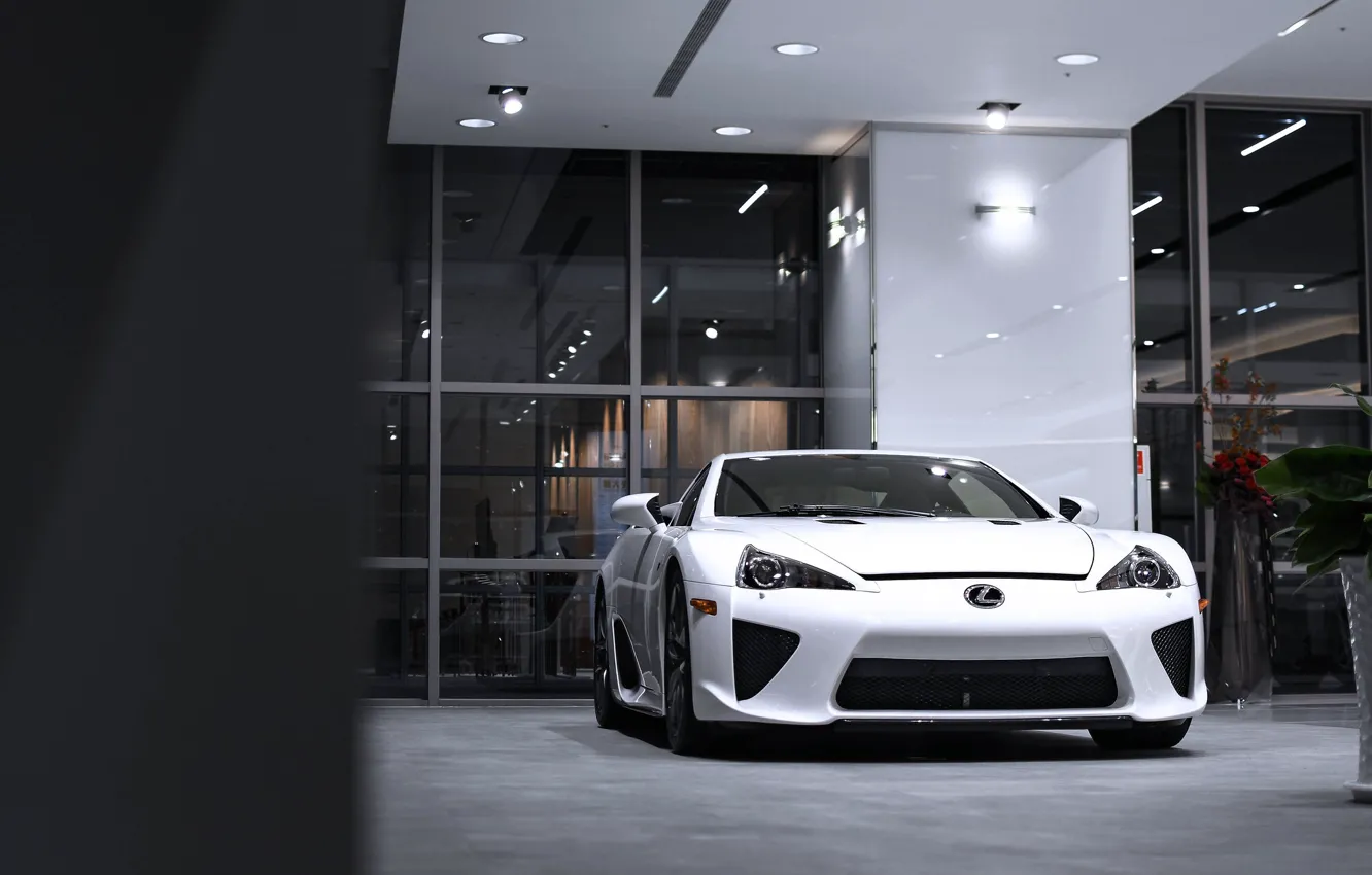 Wallpaper Lexus, Glass, Lights, White, LF-A for mobile and desktop ...