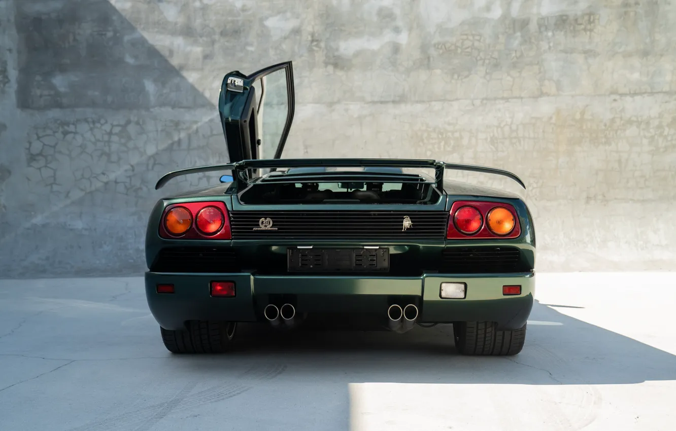 Wallpaper Lamborghini, Diablo, rear view, Lamborghini Diablo SE30 for ...