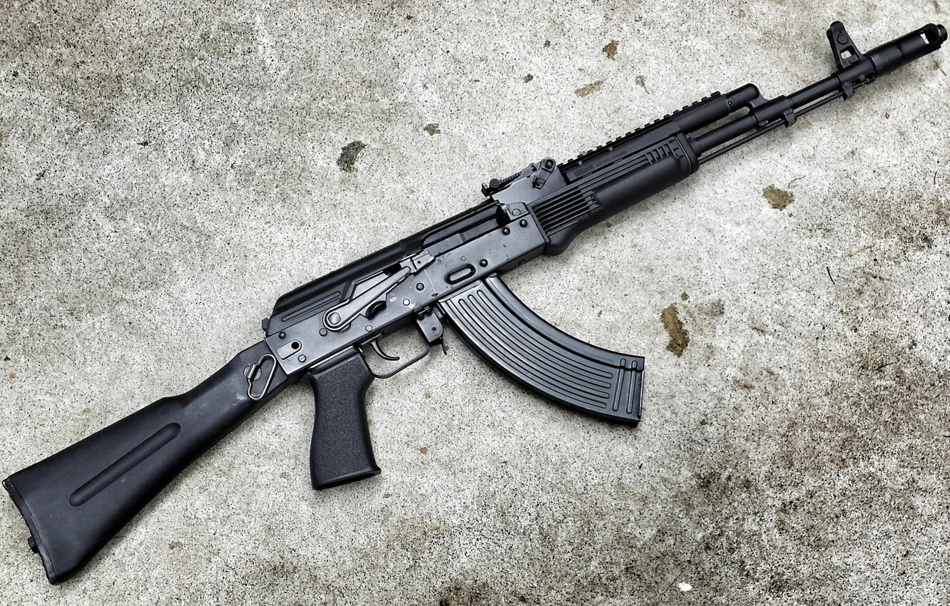 Wallpaper weapons, background, machine, Kalash for mobile and desktop, section оружие ...