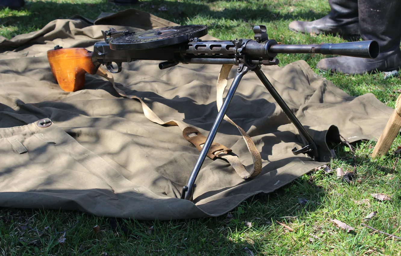 Wallpaper machine gun, manual, infantry, DP-27, Degtyareva for mobile ...