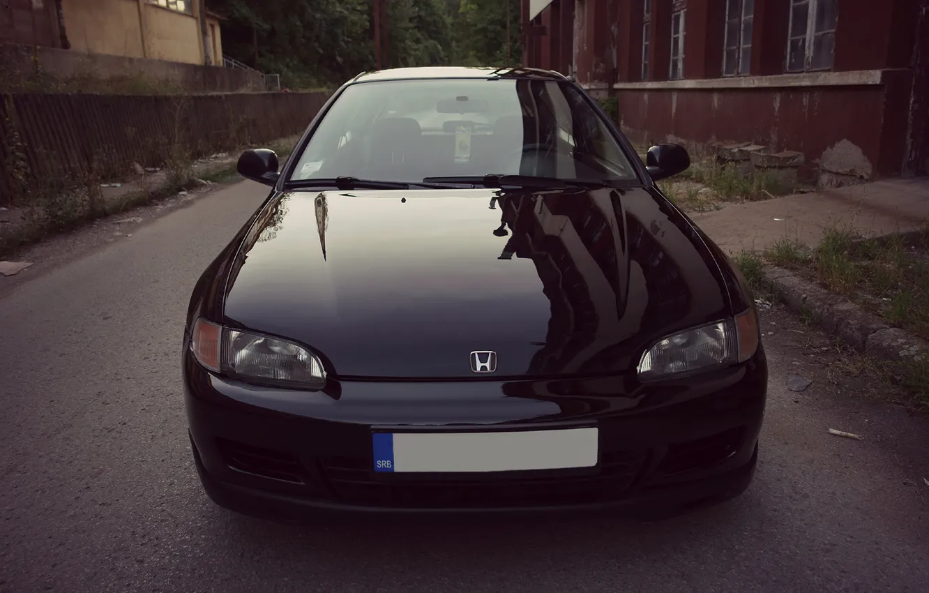 Wallpaper black, civic, serbia, clean, honda civic, fifth gen, fifth ...