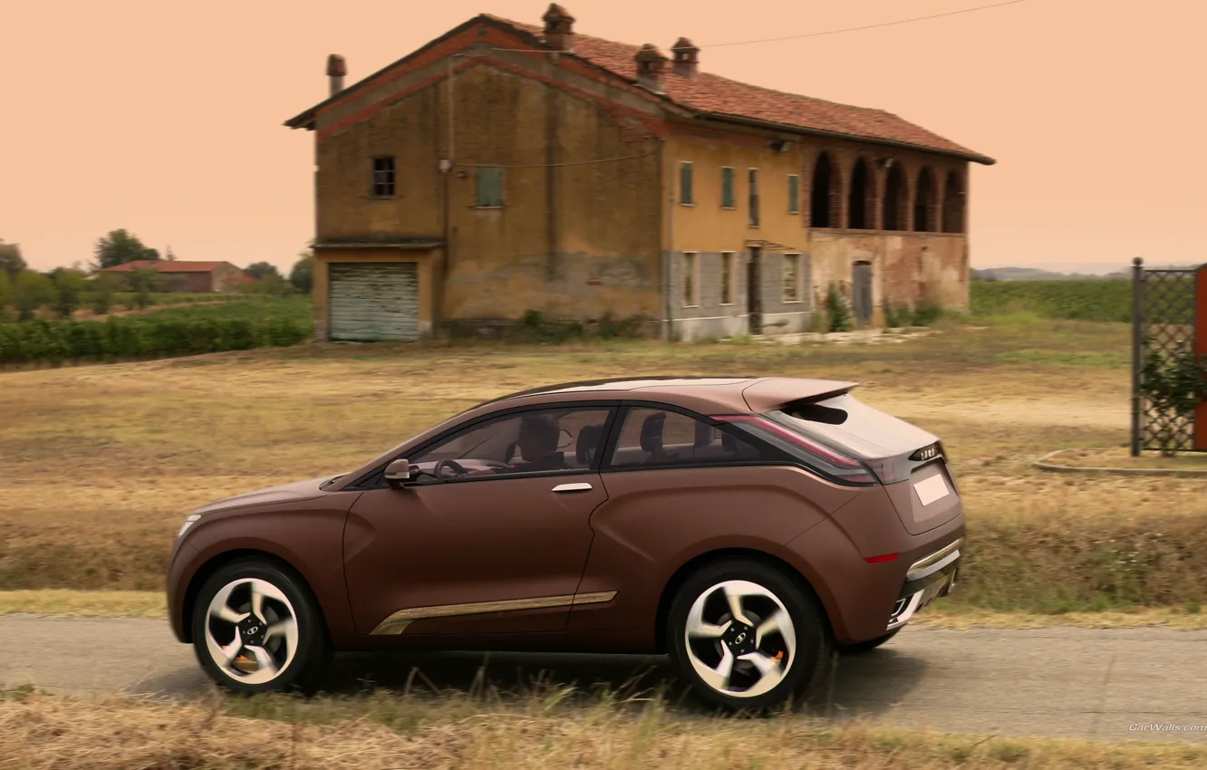Wallpaper Concept, the concept, X-Ray, brown, Lada, Lada, crossover ...