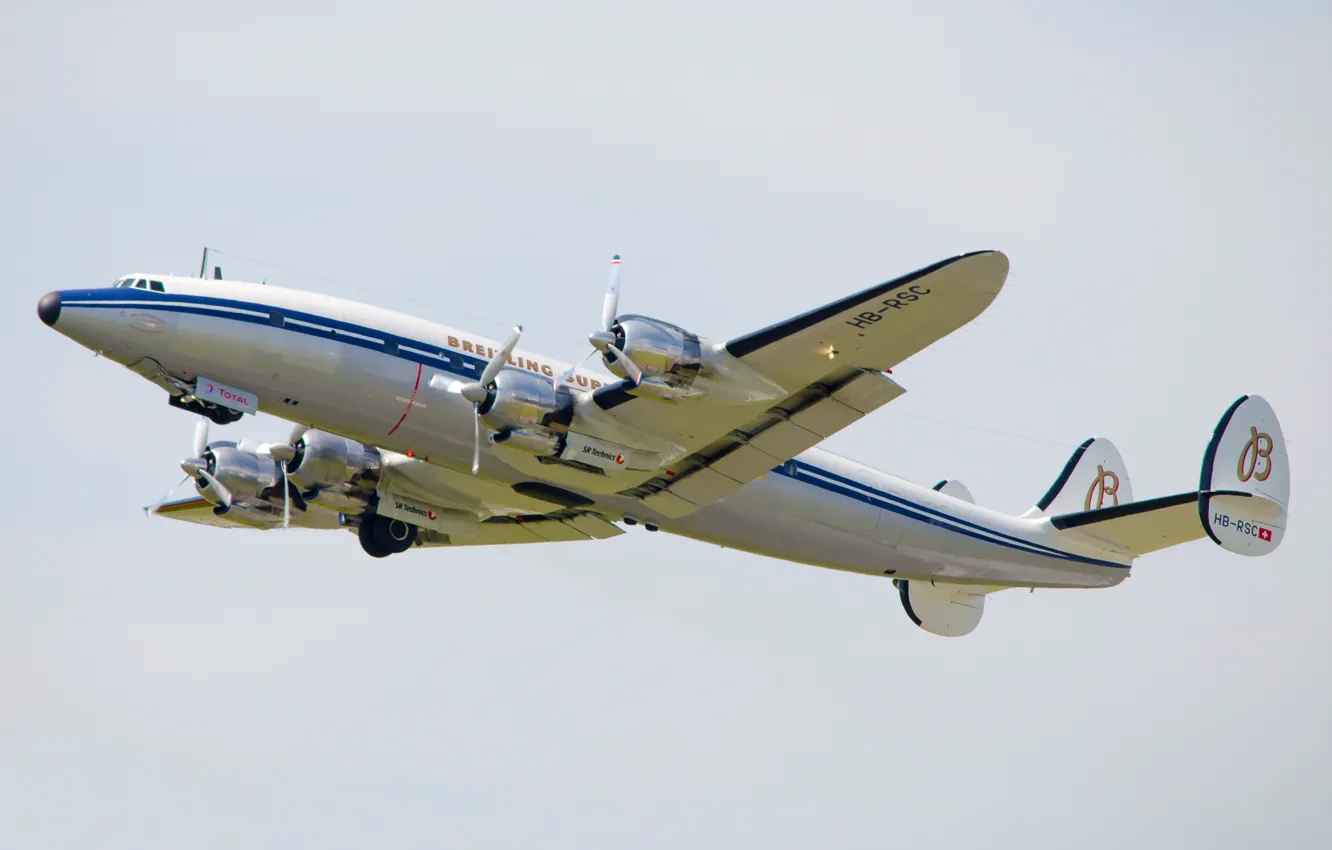 Wallpaper airplane, aviation, Lockheed Constellation for mobile and ...