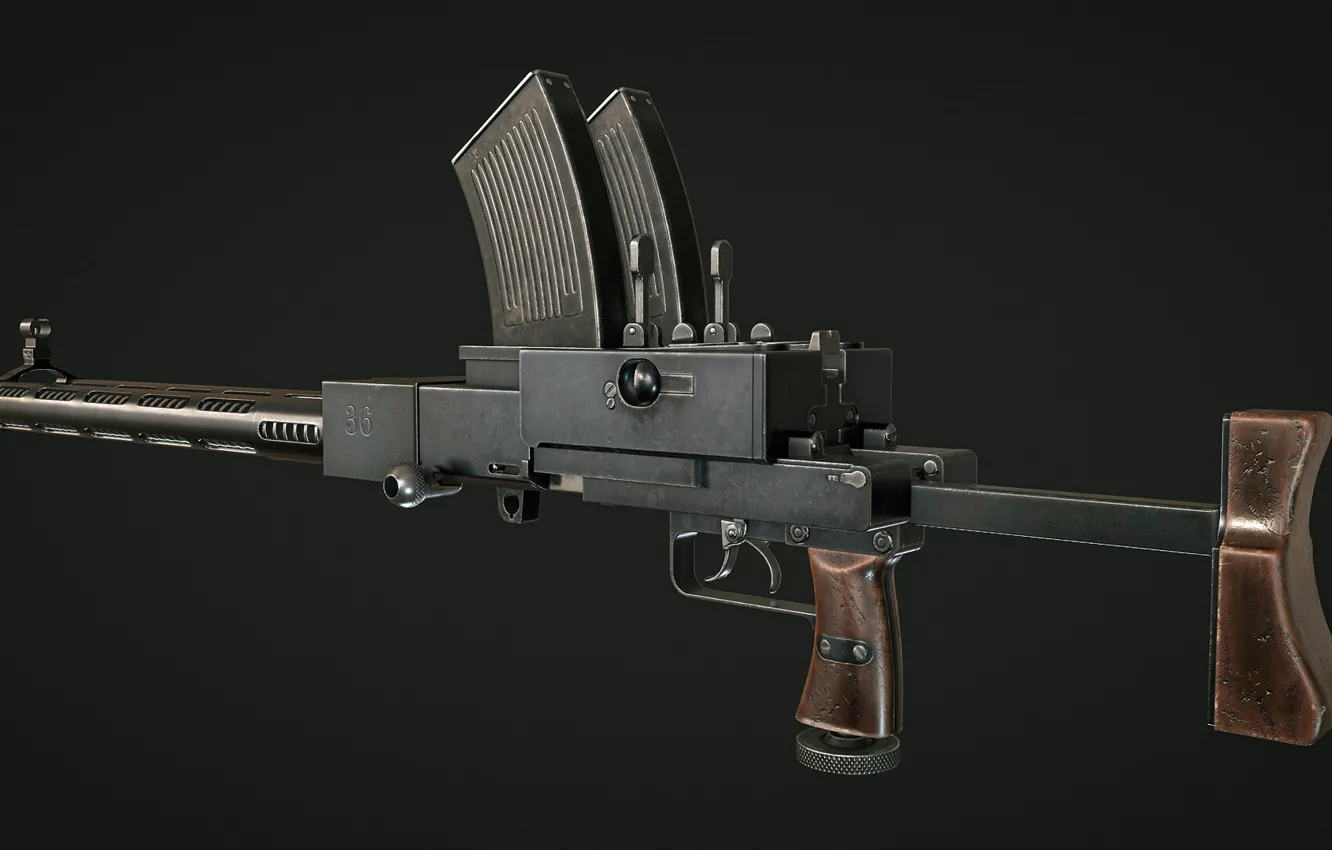 Wallpaper USSR, Fedorov-Shpagin Machine gun, 1922 images for desktop ...