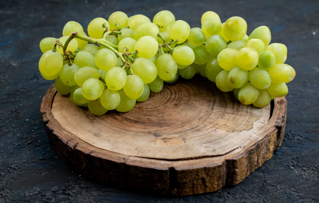 Wallpaper green, grapes, stand for mobile and desktop, section еда ...