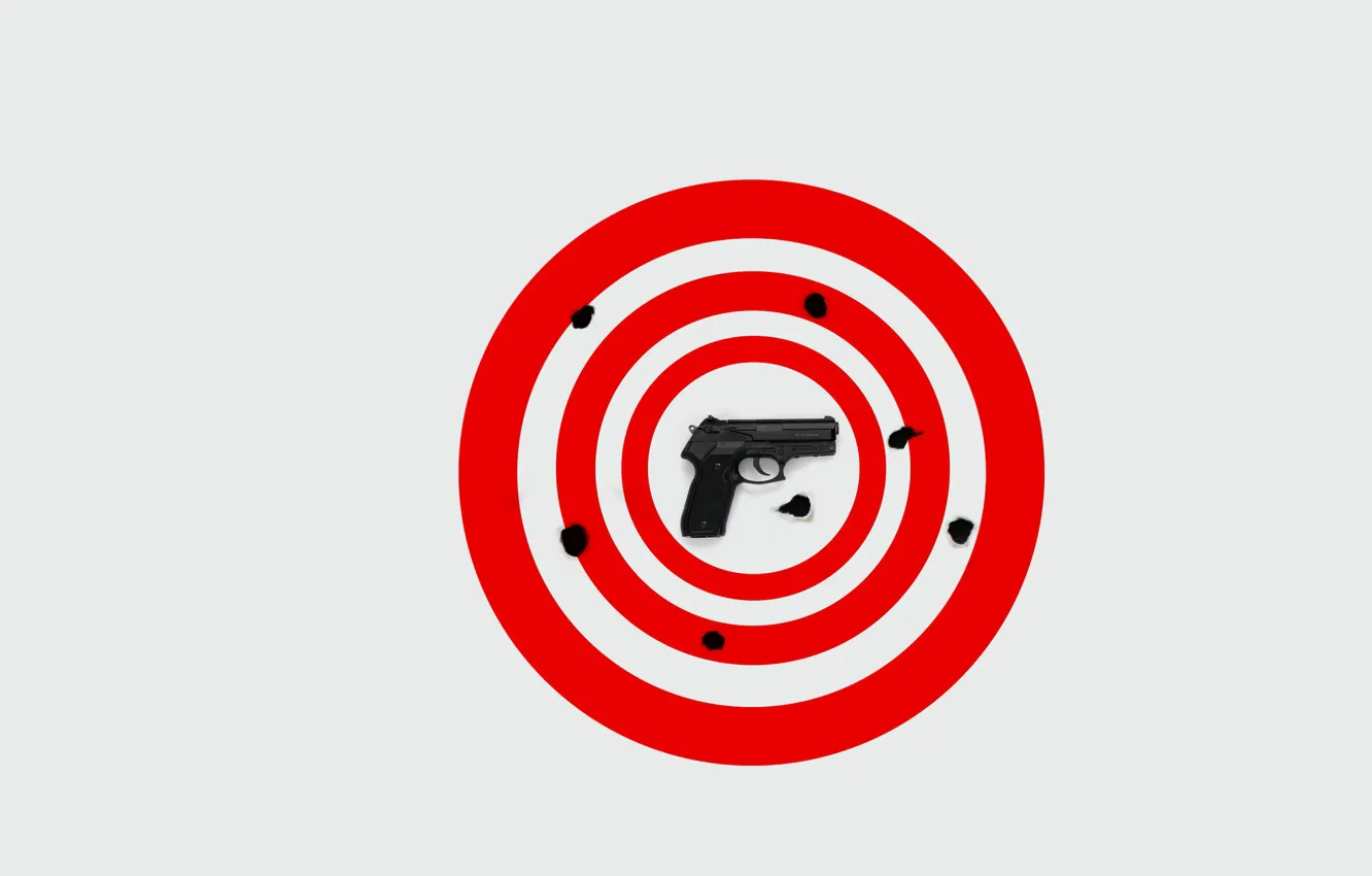 Wallpaper gun, background, target images for desktop, section оружие ...