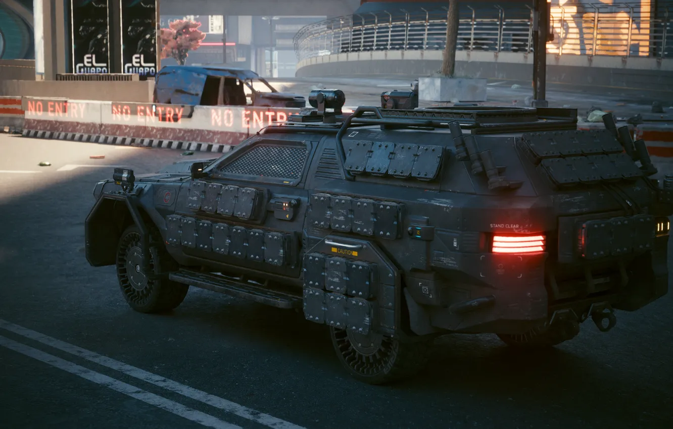 Wallpaper car, night city, Cyberpunk 2077, Thorton Colby, Barghest for ...