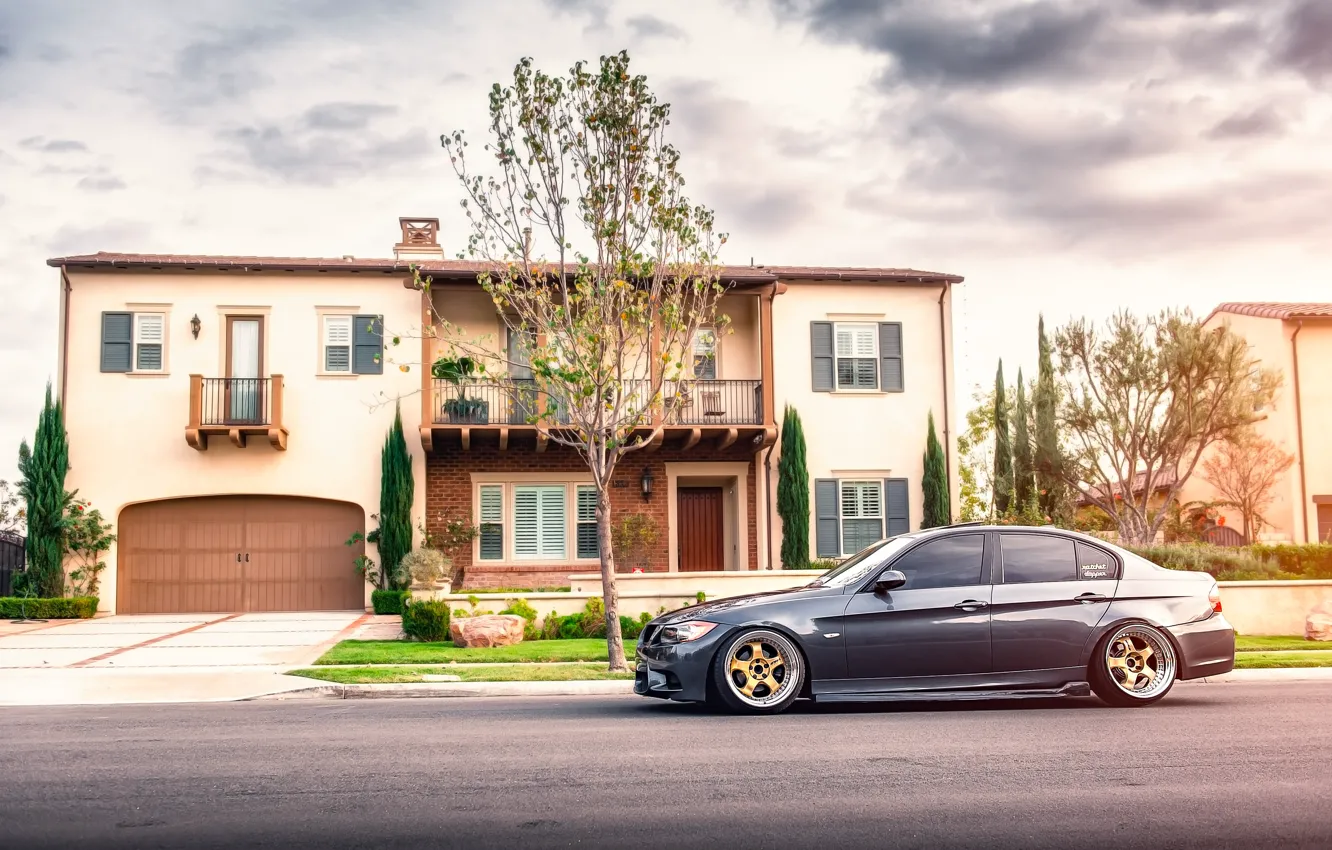 Wallpaper street, BMW, BMW, profile, 335i, sedan, 3 series, stance for ...