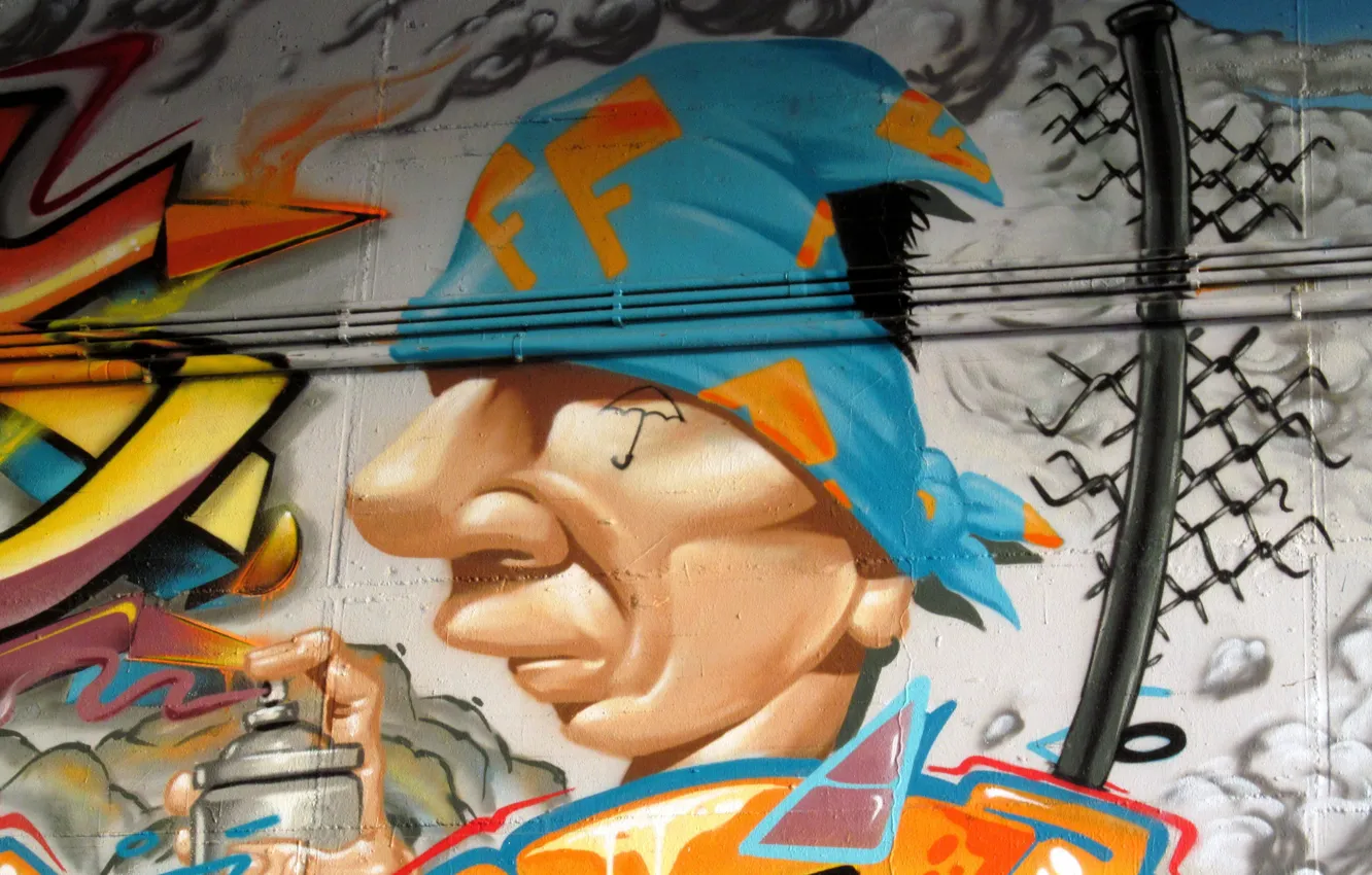Wallpaper wall, graffiti, figure images for desktop, section живопись ...