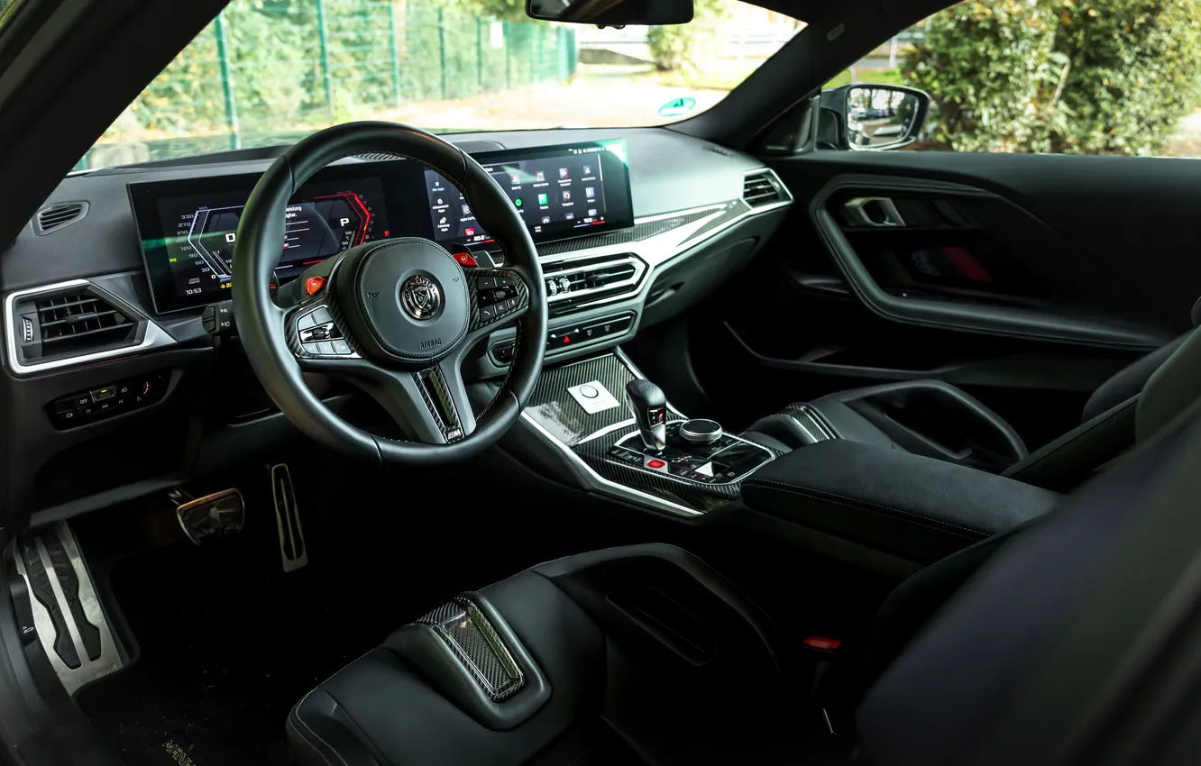 Wallpaper tuning, BMW, coupe, BMW, the wheel, display, windshield ...