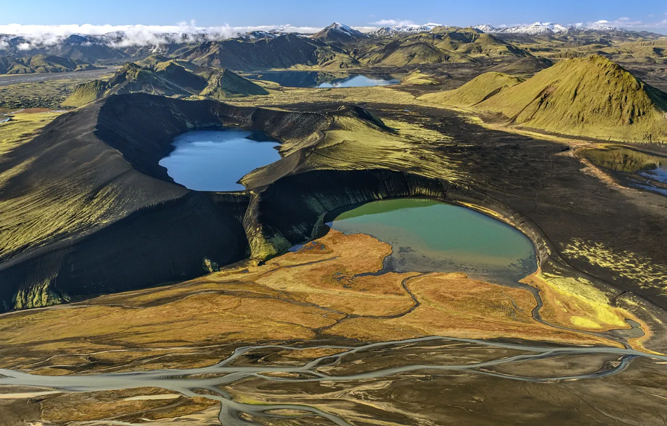 Wallpaper autumn, Iceland, plateau for mobile and desktop, section ...