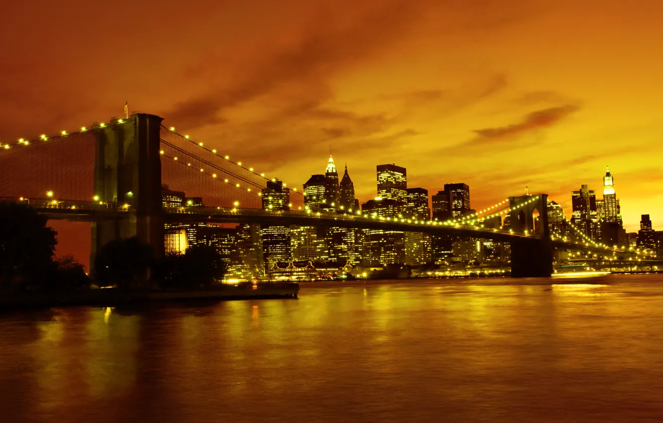 Wallpaper night, the city, megapolis for mobile and desktop, section ...