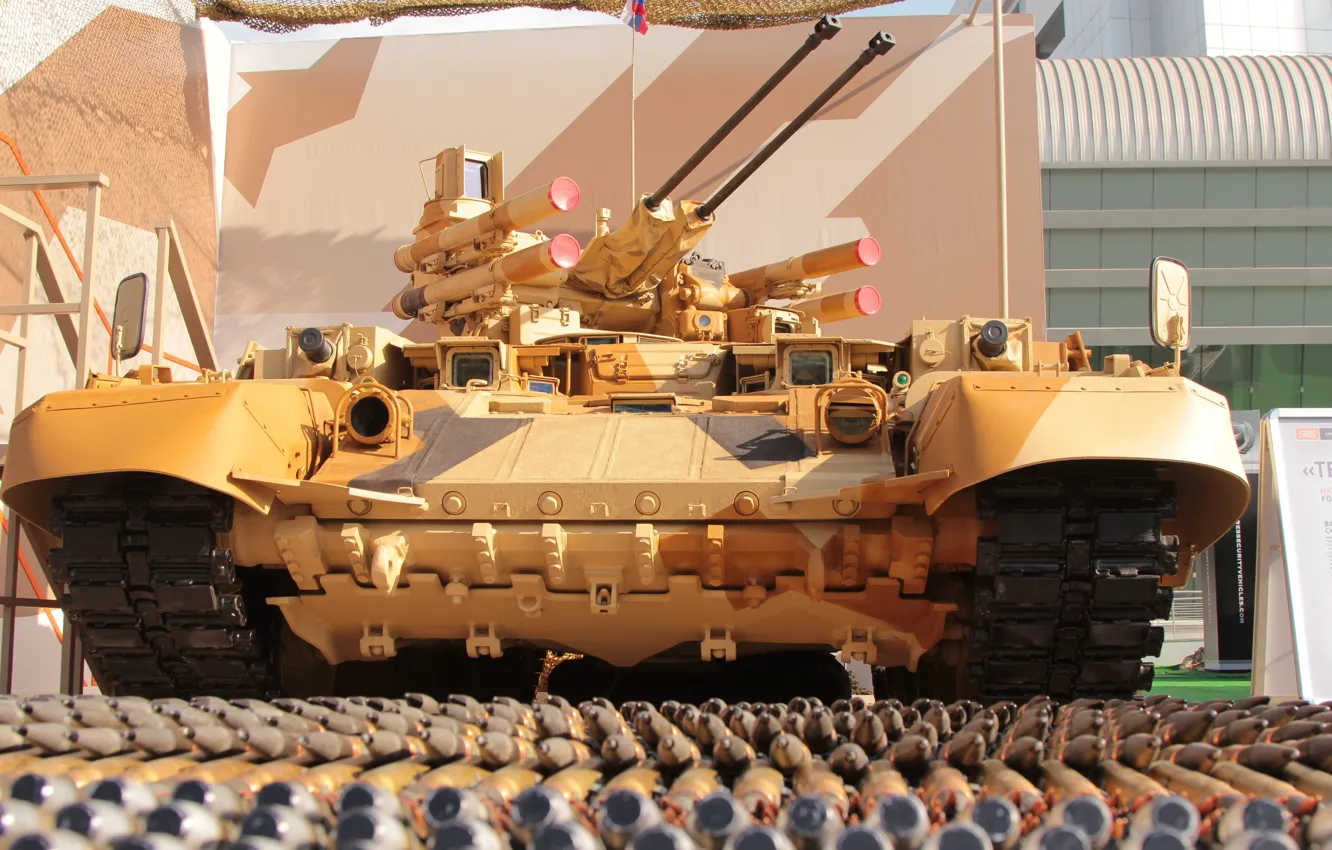 Wallpaper Russia, military equipment, war machine, UVZ, BMPT ...