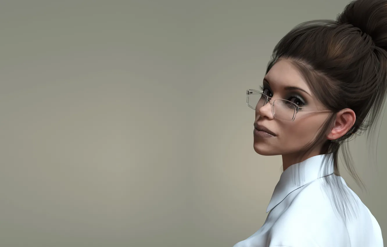 Wallpaper girl, glasses, Specs Appeal, John Moonan images for desktop ...