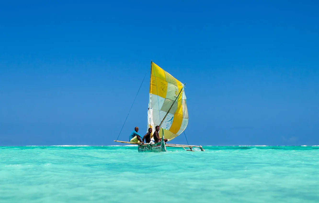 Wallpaper boat, fishermen, Madagascar, Madagascar, sail, fishers for ...