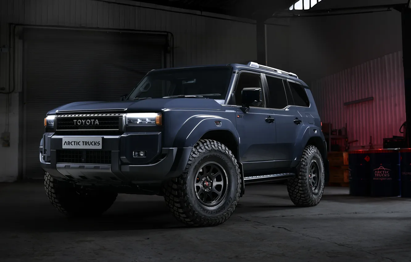 Wallpaper Toyota, Blue, 4x4, Prado, Arctic Truck, Toyota Land Cruiser ...