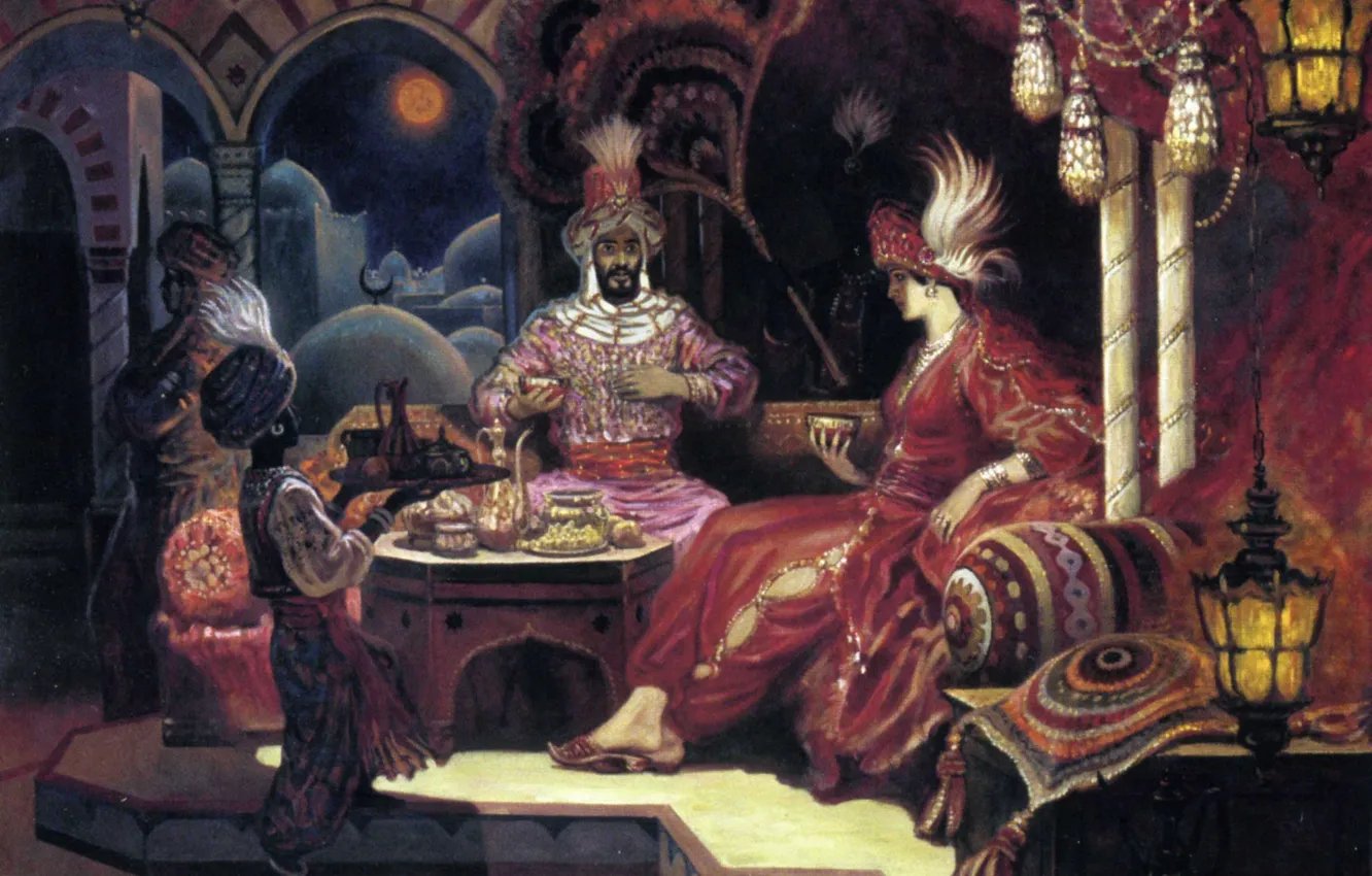 Wallpaper East, Sultan, Olshansky Boris, The tale of the red Palace for ...