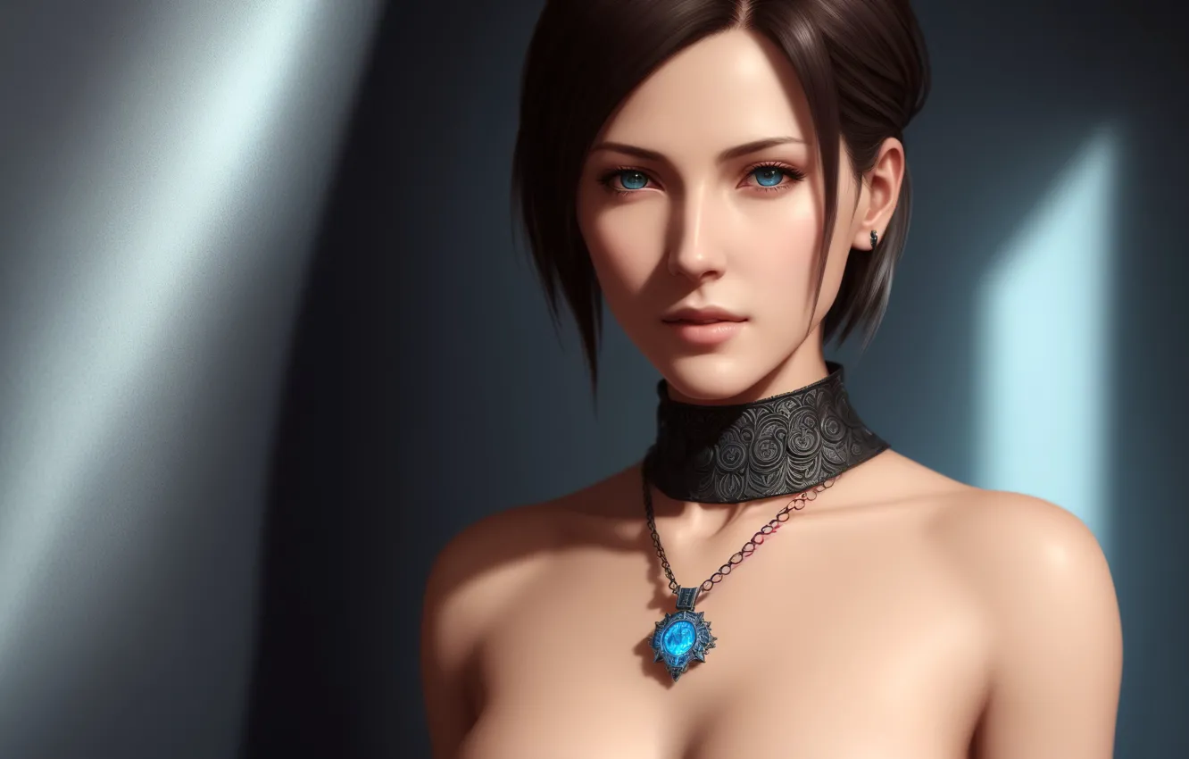 Wallpaper girl, fantasy, art, blue eyes, digital art, fantasy art ...