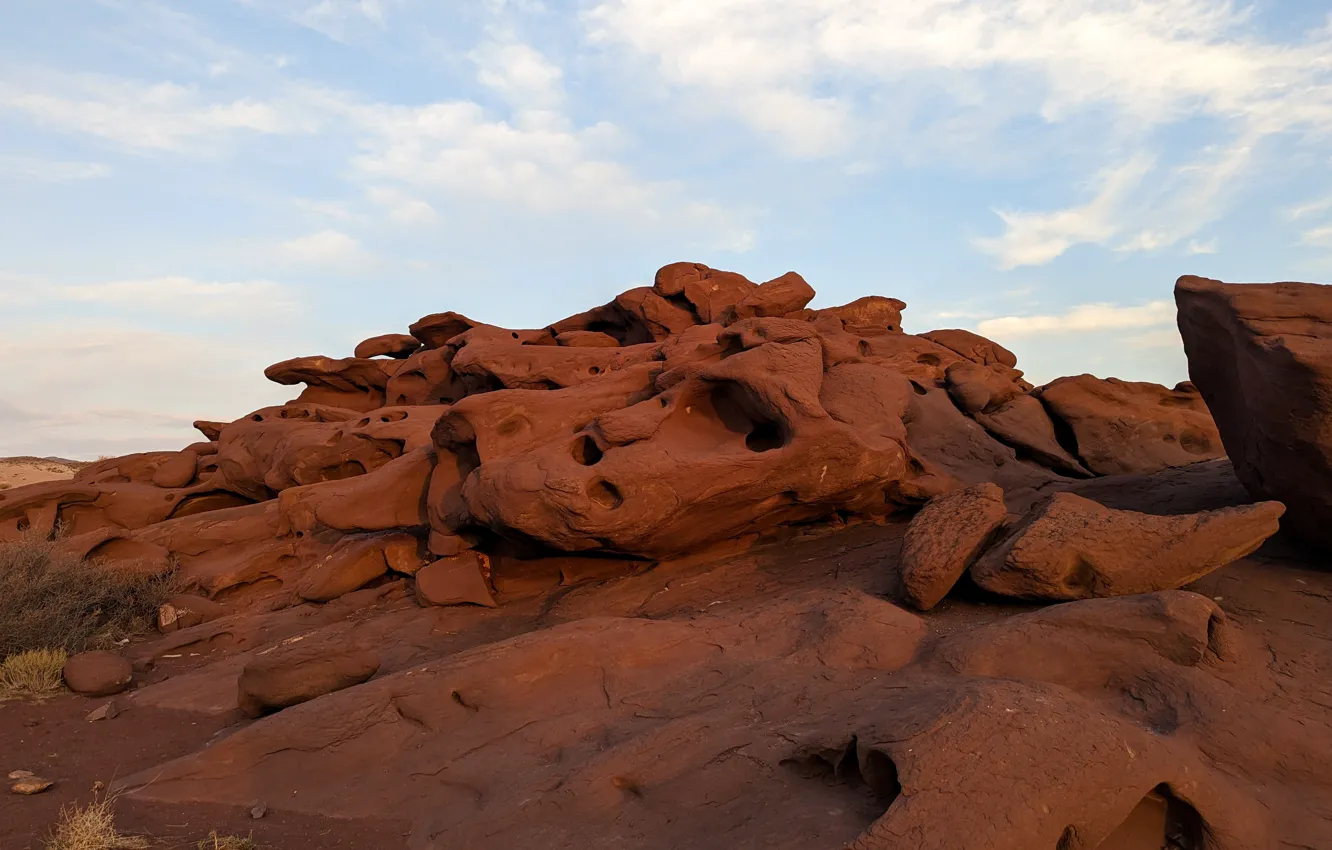 Wallpaper the steppe, Kazakhstan, Sandstone, Pixel 7 pro sample photo ...