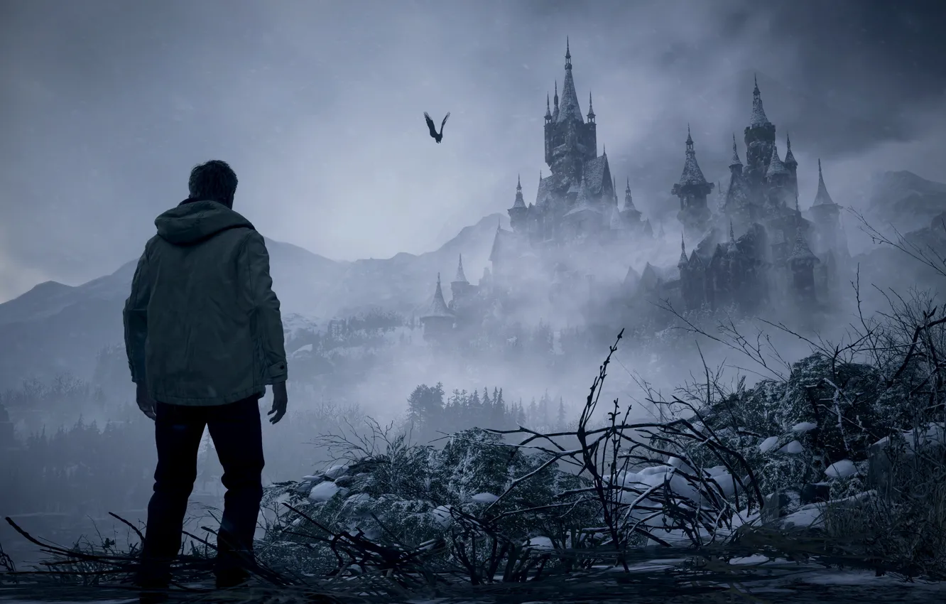 Wallpaper Castle, Capcom, 2021, Resident Evil Village, Survival horror ...