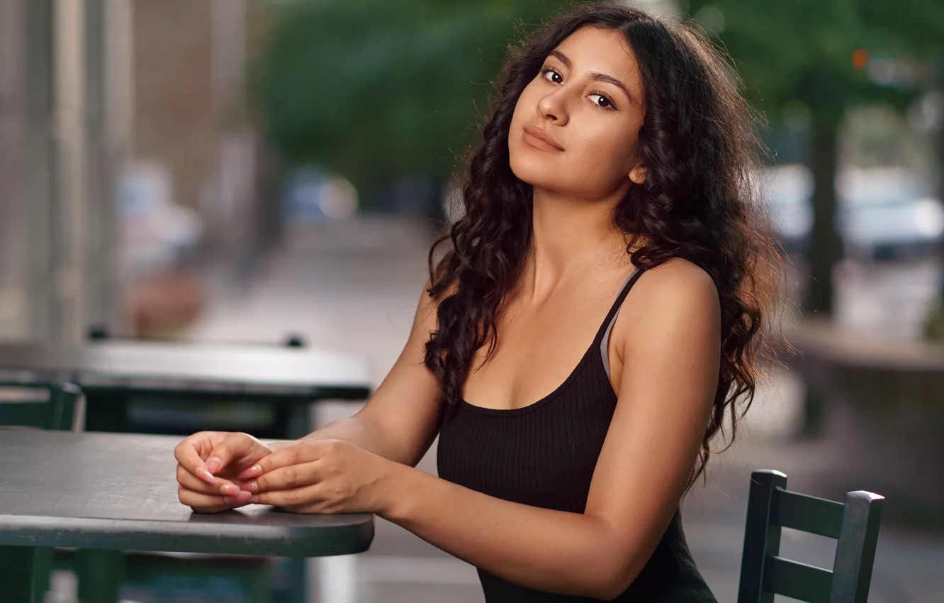 Wallpaper look, girl, hair, Jenni images for desktop, section девушки ...