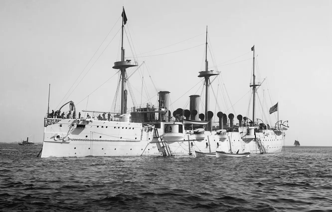 Wallpaper US NAVY, armored cruiser, USS Philadelphia for mobile and ...