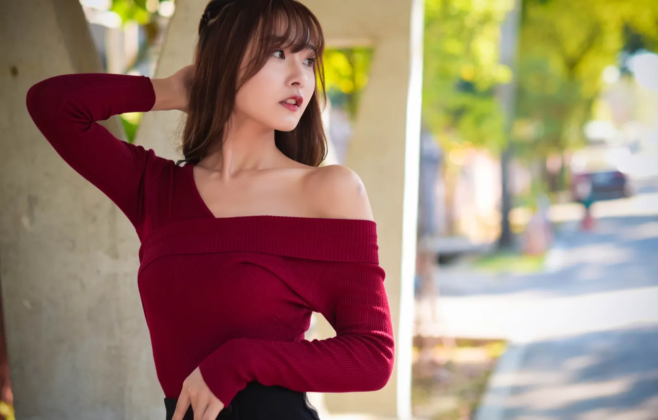 Wallpaper Girl Sexy Girls Woman Model China Asian Cute For