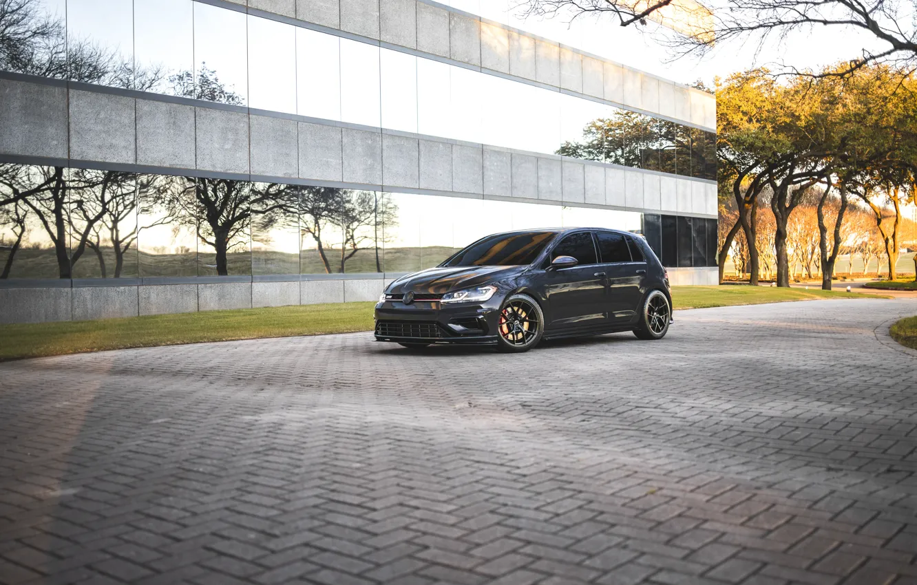 Wallpaper Volkswagen, Autumn, Golf, GTI, Gray, VAG, Hot Hatch for ...