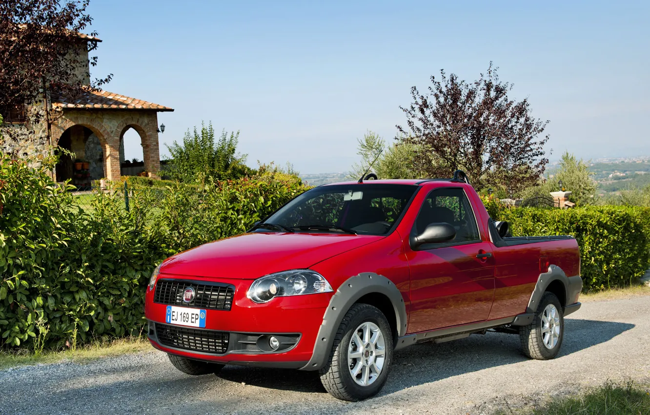 Wallpaper landscape, pickup, Fiat, Strada for mobile and desktop ...