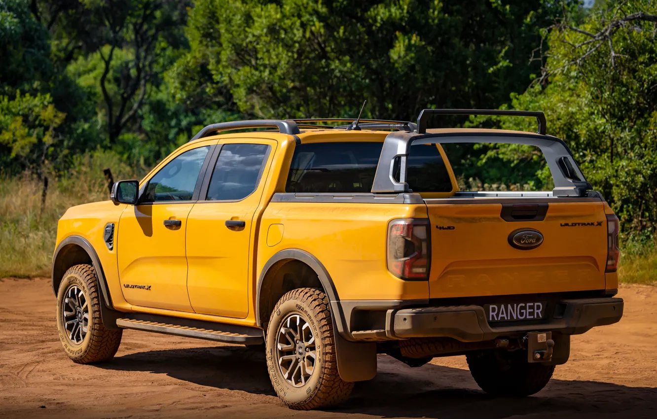 Wallpaper Ford, Ranger, rear view, Ford Ranger Wildtrak X for mobile ...