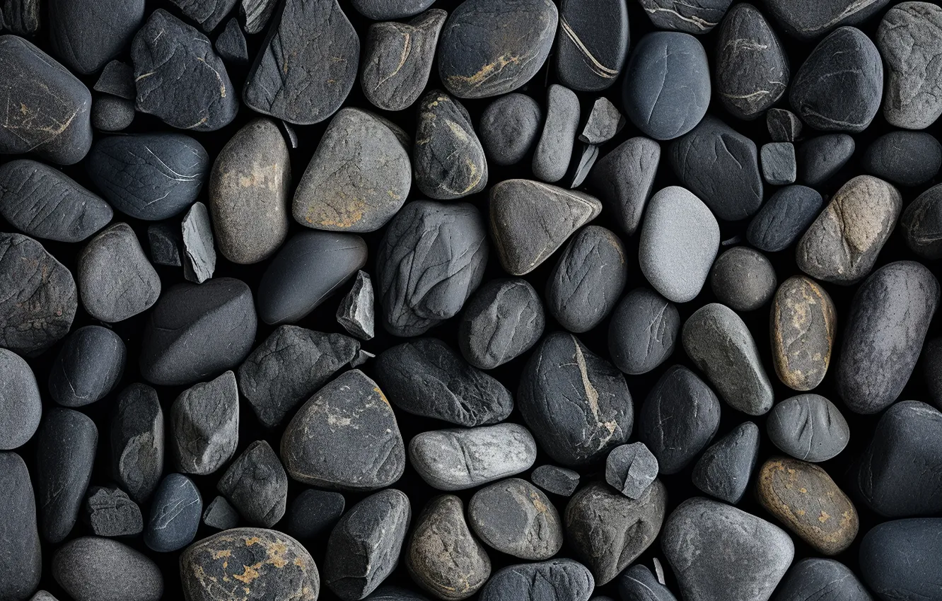 Wallpaper pebbles, stones, texture, grey background, grey, stones ...